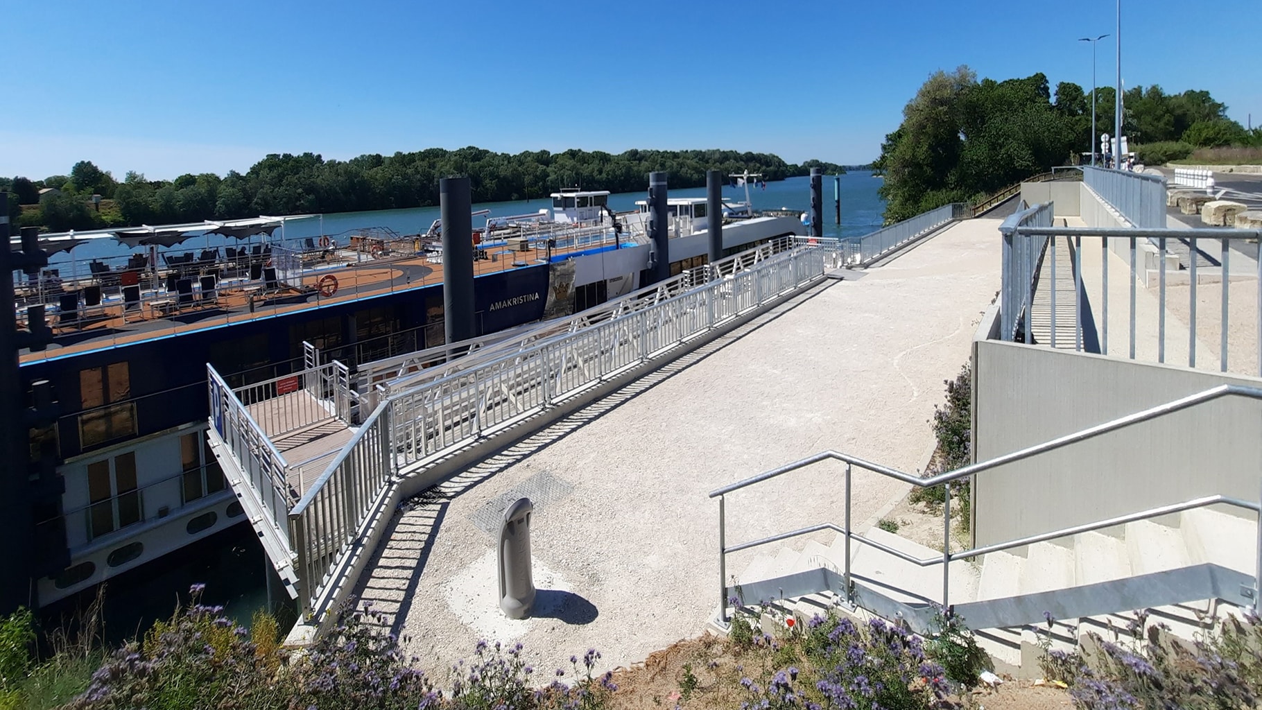 Inauguration de nouvelles infrastructures pour bateaux à passagers à ...